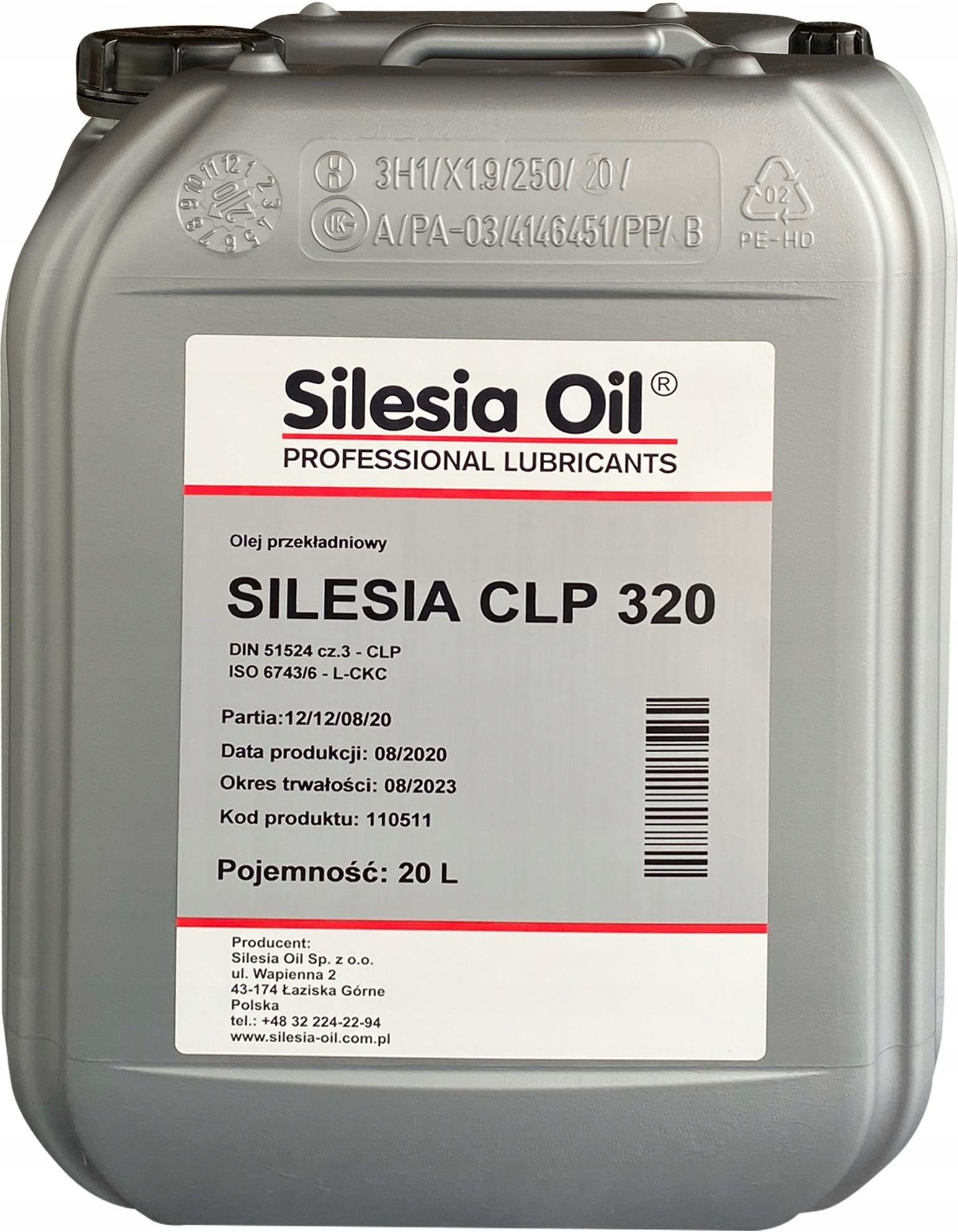 Silesia Oil Olej Przekładniowy Transol Clp 320 20L - Opinie i ceny na ...