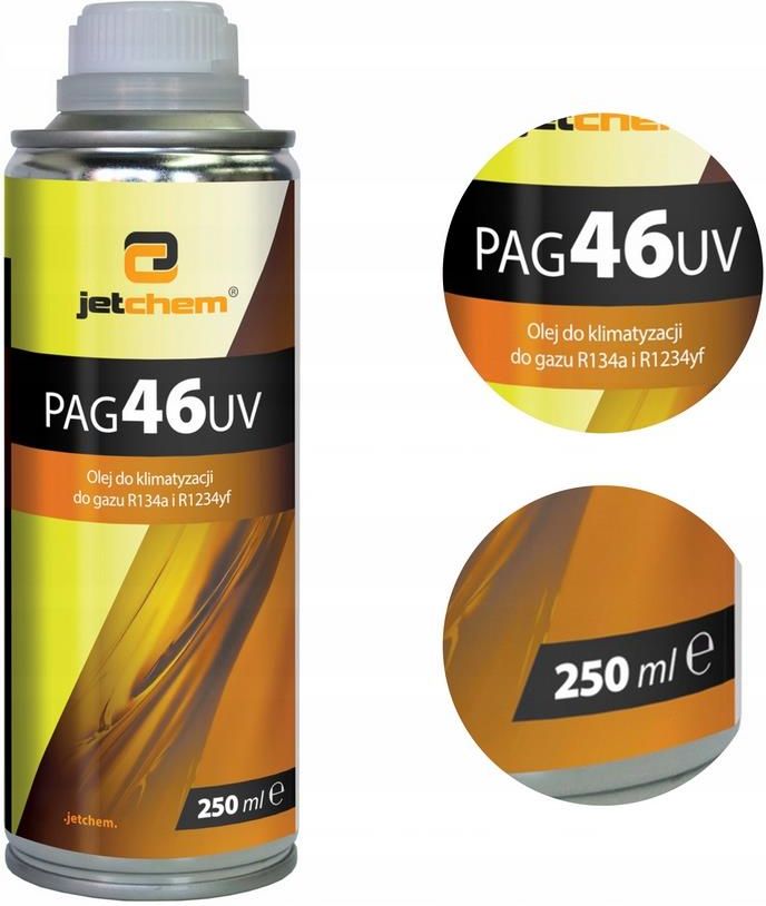 Jetchem Olej Pag46 Z Uv Do Kompresorów Klimatyzacji 250ml - Opinie i ...