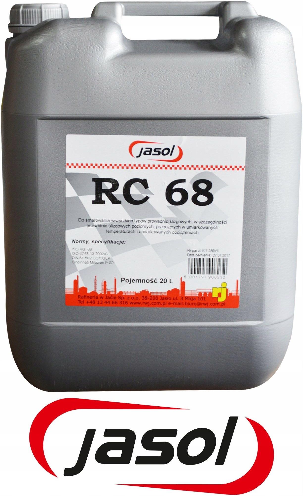 Jasol Olej Do Prowadnic Velol Rc 68 - 20L - Opinie i ceny na Ceneo.pl