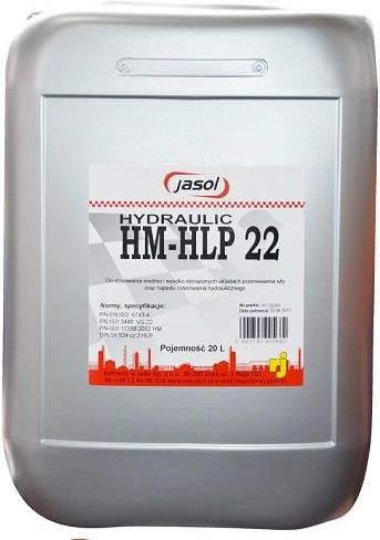 Jasol Olej Hydrauliczny Hm Hlp 22 20L - Opinie i ceny na Ceneo.pl