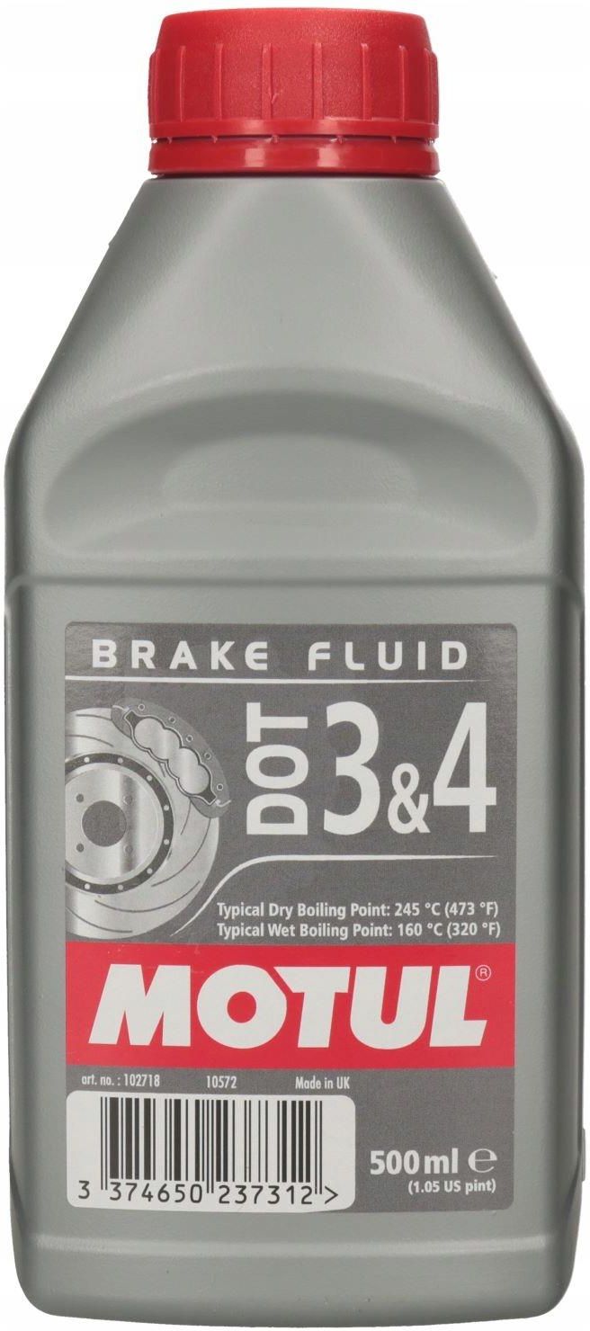 Motul Dot 3 4 Płyn Hamulcowy 0,5L 500ml - Opinie i ceny na Ceneo.pl