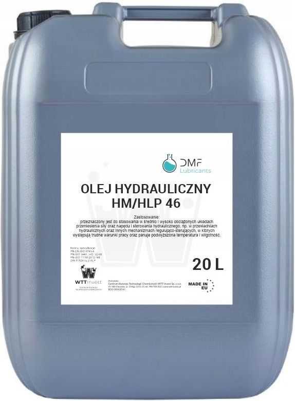 Dmf Olej Hydrauliczny Hm/Hlp 46/ 20L - Opinie i ceny na Ceneo.pl