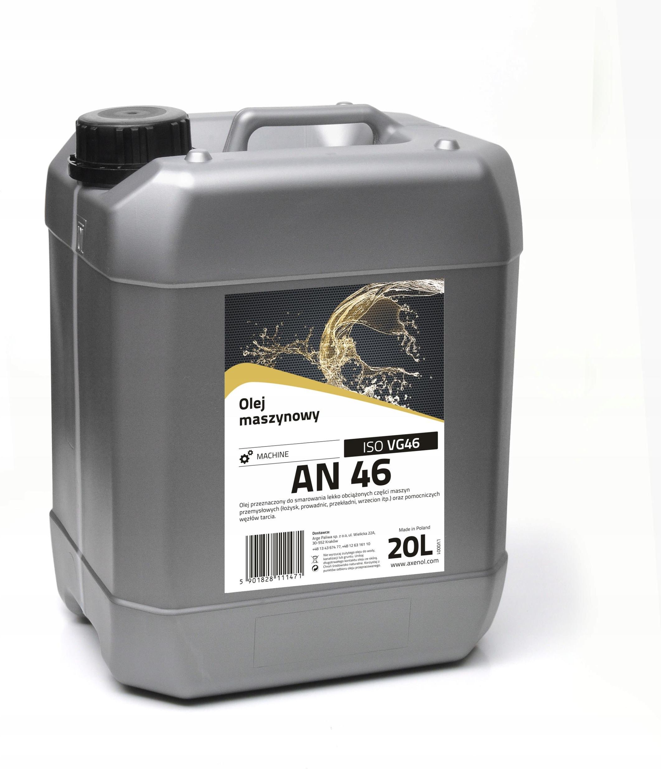 Axenol Olej Maszynowy An 46 Lan-46 20L - Opinie i ceny na Ceneo.pl