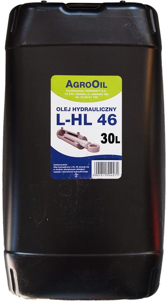 Agrooil Hydrol L-Hl 46 30L Olej Hydrauliczny Hl46 - Opinie i ceny na ...