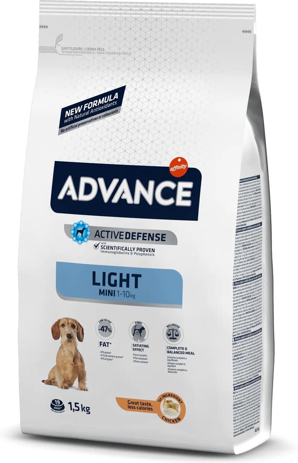 Karma Advance Mini Light Dla Ras Małych 1,5Kg - Ceny i opinie - Ceneo.pl