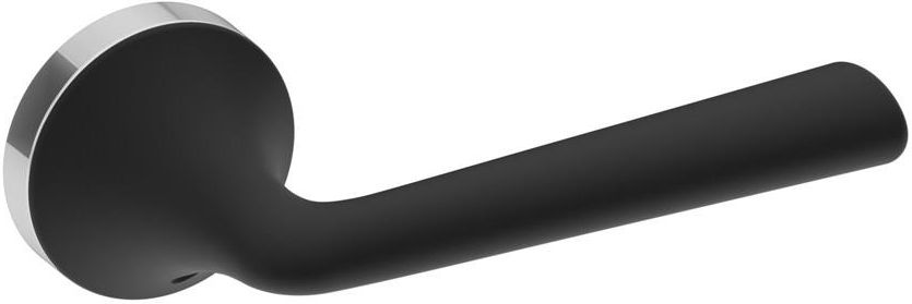 Gamet Klamka Telesta Dh33-26J-L36-G4-Pr Czarny Głęboki Mat/Chrom ...