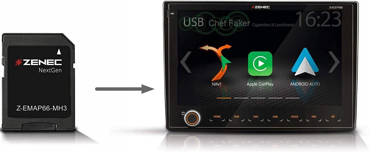 Karta Micro Sd Do Nawigacji Zenec Z-E3766 Z-N966 Z-Emap66-Mh3 - Opinie i ceny na Ceneo.pl