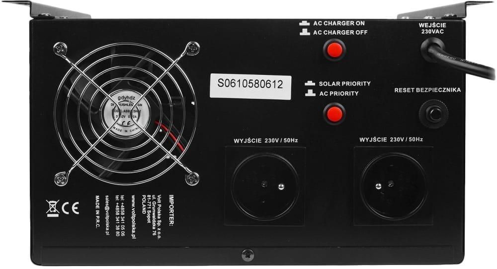 Zasilacz UPS Zasilacz Volt Sinus Pro 2500W 2500VA/1800W + 2x akumulator ...