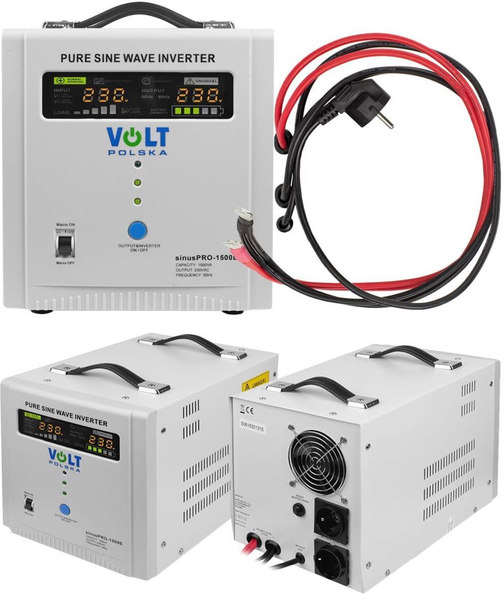 Zasilacz UPS Volt Zasilacz Sinus Pro 1500E 1500VA/1000W - Opinie i ceny na Ceneo.pl