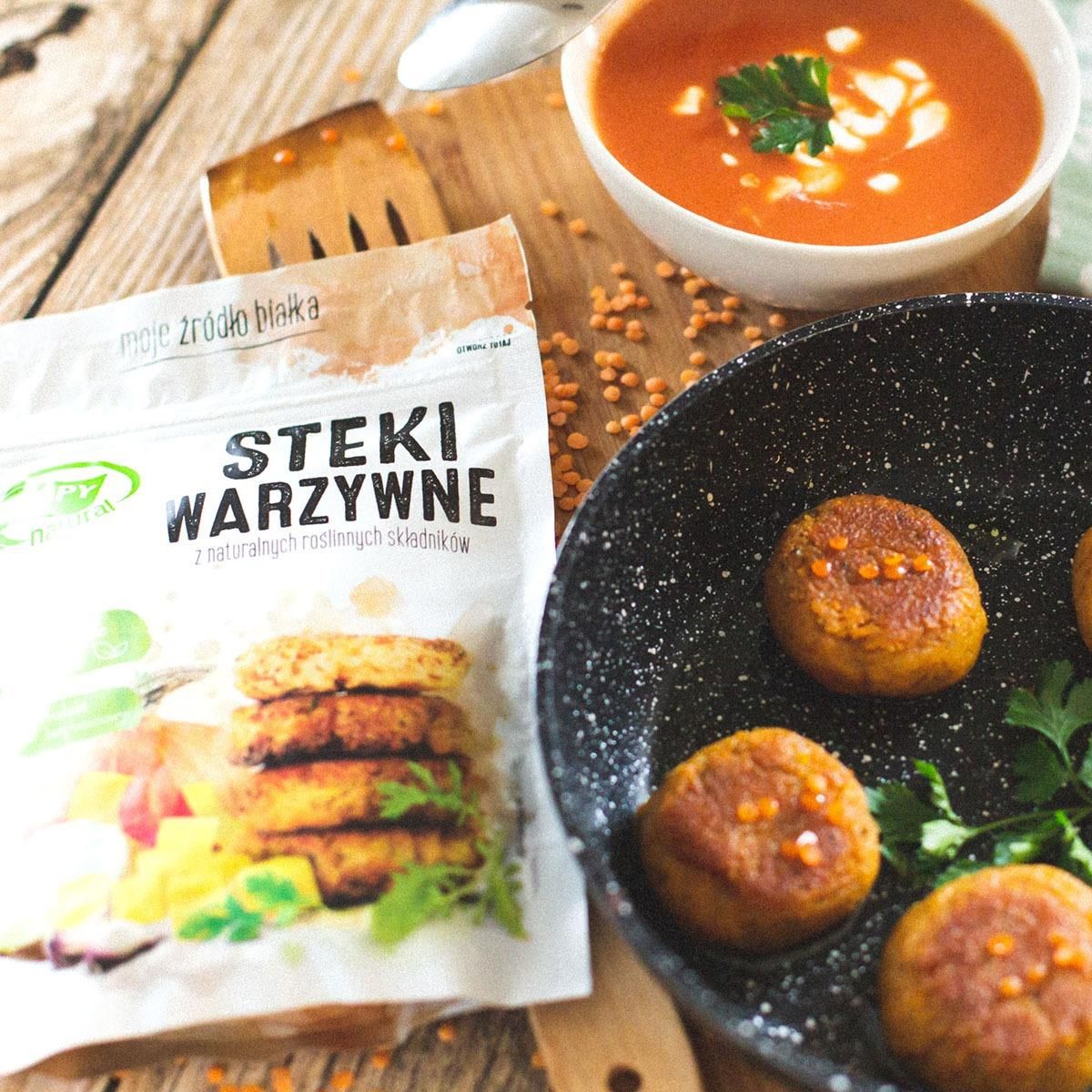 12x 140g zdrowy BURGER WARZYWNY Steki warzywne - Ceny i opinie - Ceneo.pl
