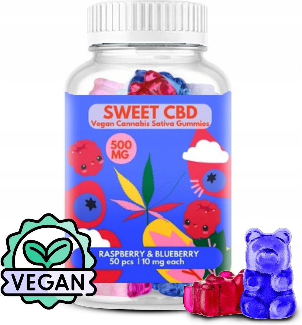Żelki SWEET CBD Summer Berry 500 mg VEGAN - Opinie i ceny na Ceneo.pl