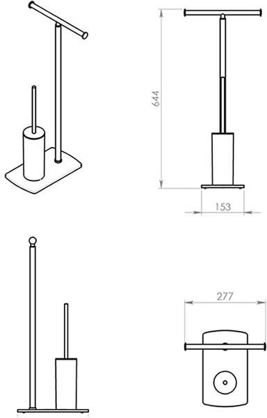 Gedy Stojak Na Papier + Szczotka Trilly Chrom Tr32Ch - Opinie i ...