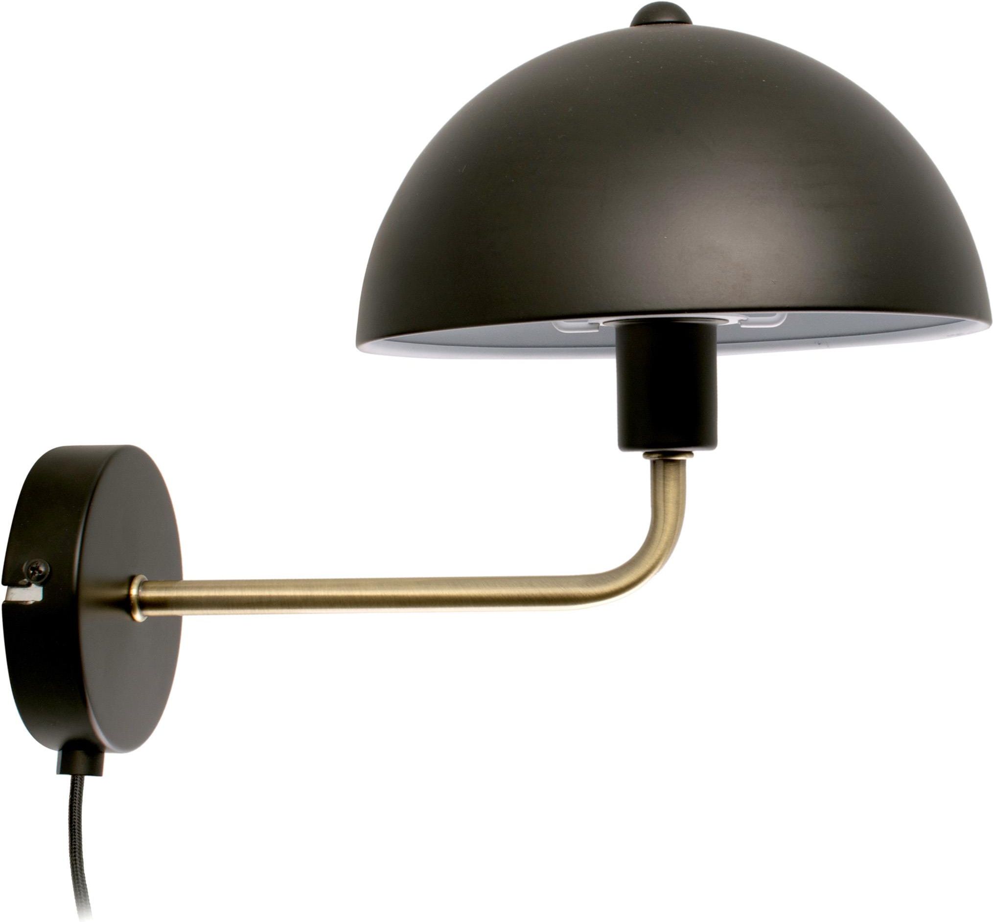 Lampa Leitmotiv Wall lamp Bonnet metal matt black (LM2015BK) - Opinie i ...