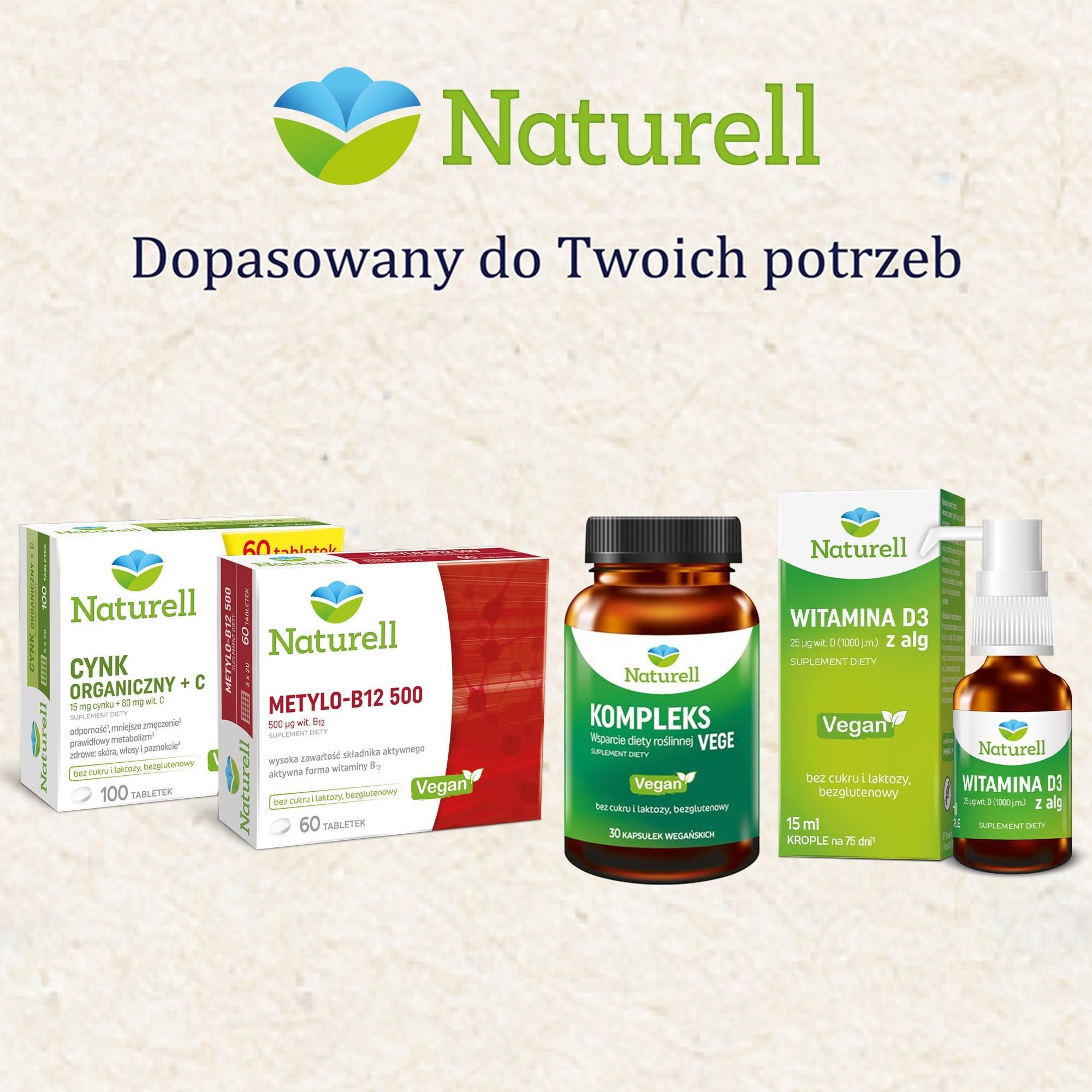 NATURELL Witamina D3 z alg krople 15 ml - Opinie i ceny na Ceneo.pl