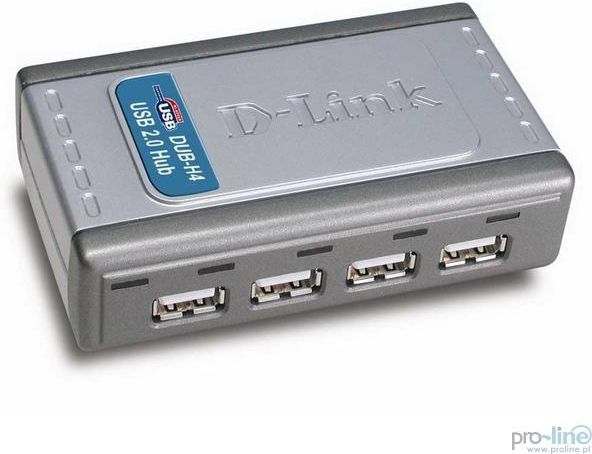 Hub USB D-Link 4-portowy koncentrator USB 2.0 (DUB-H4) - Opinie i ceny ...