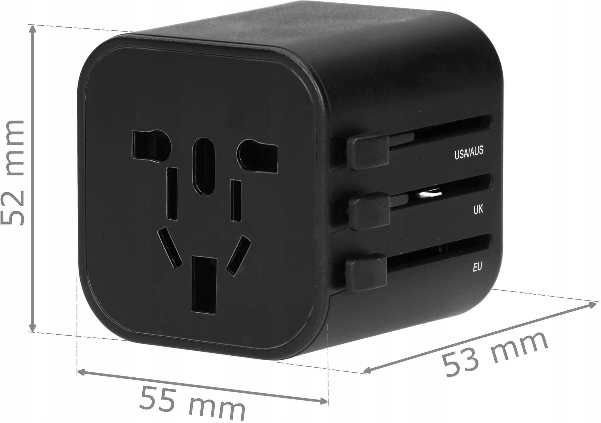 Orno Adapter Podróżny Uniwersalny Eu Uk Us 200 Krajów Ta1 (Ta1) - Opinie i ceny na Ceneo.pl