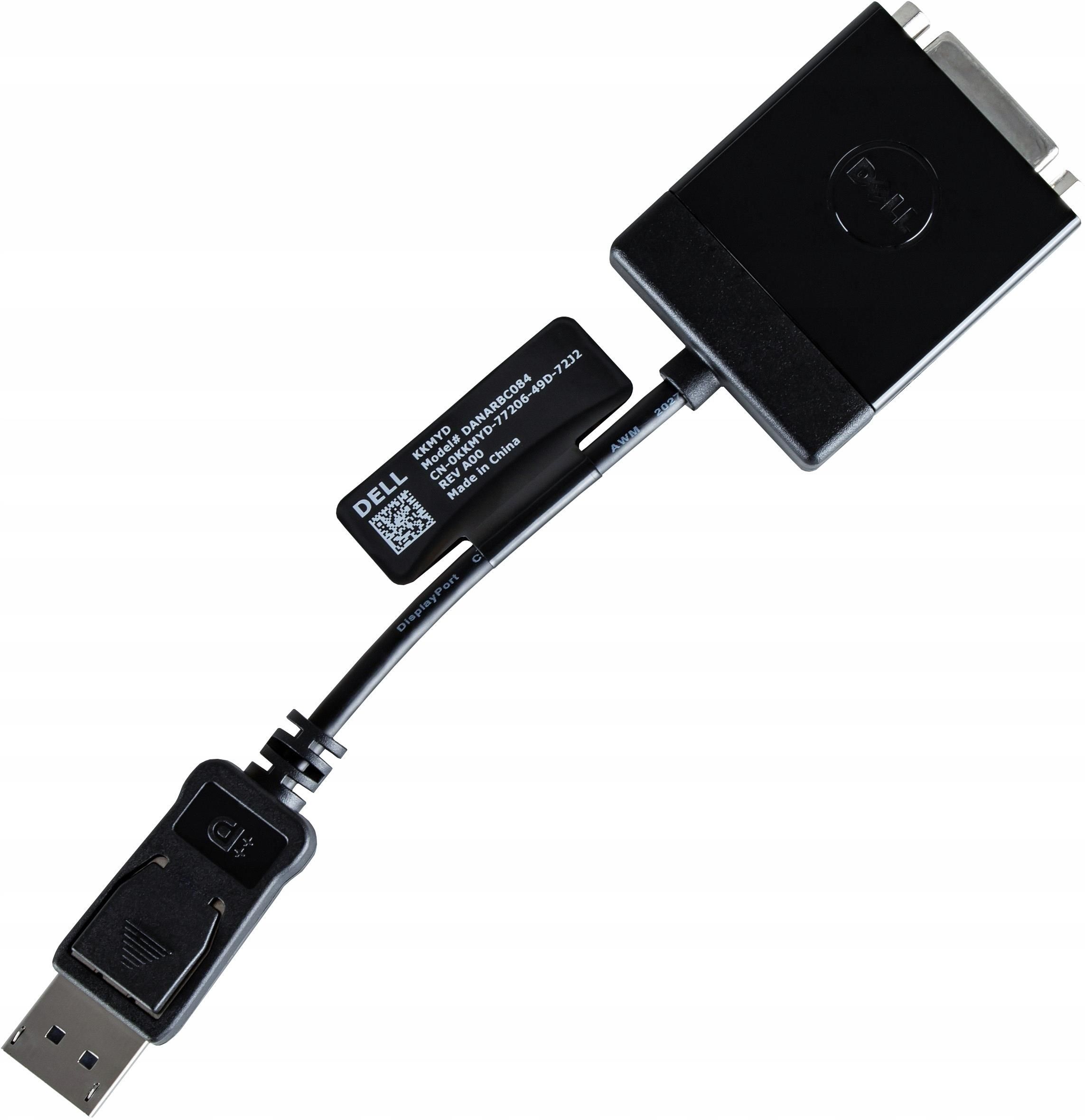 Adapter Displayport Dp DVI Dell 0KKMYD - Opinie i ceny na Ceneo.pl