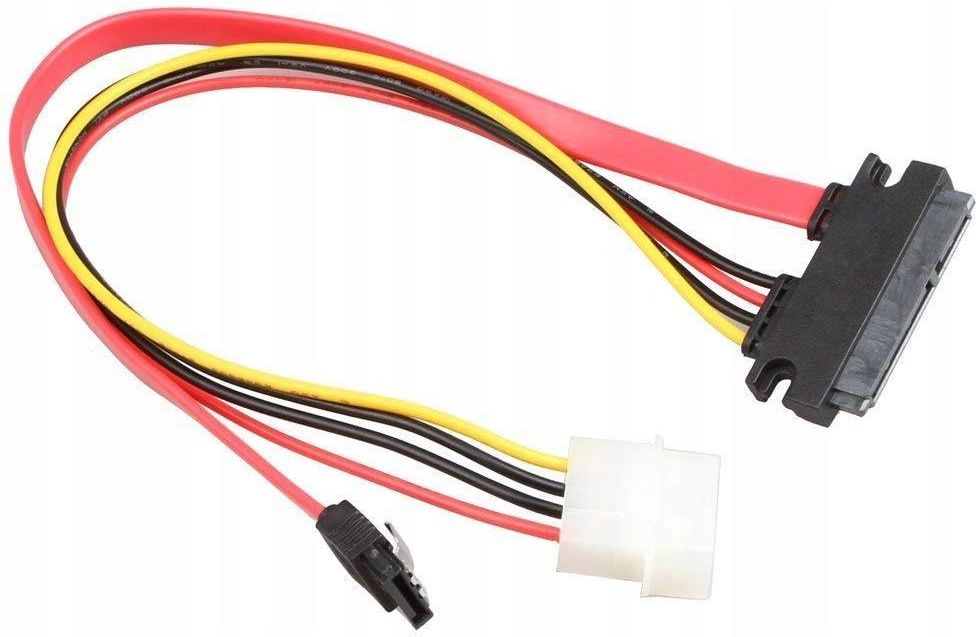 Kabel Combo Hdd Sata 22Pin do Sata 7Pin + Molex 4P - Opinie i ceny na ...