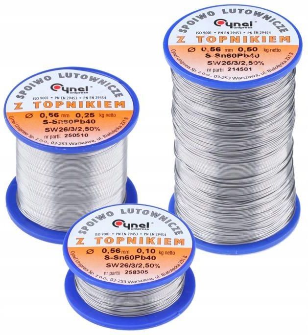 Cynel Cyna 0.56Mm/100G Sn60Pb40 903325 - Opinie i ceny na Ceneo.pl