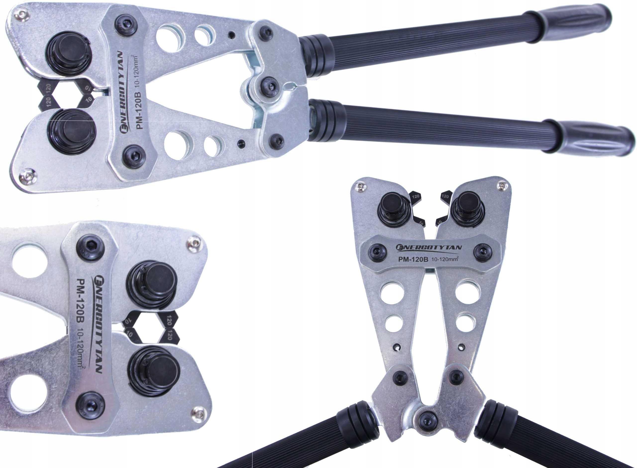 Energotytan Zaciskarka Do Kabli Praska Tulejek Końcówek 10-120 Pm120B ...
