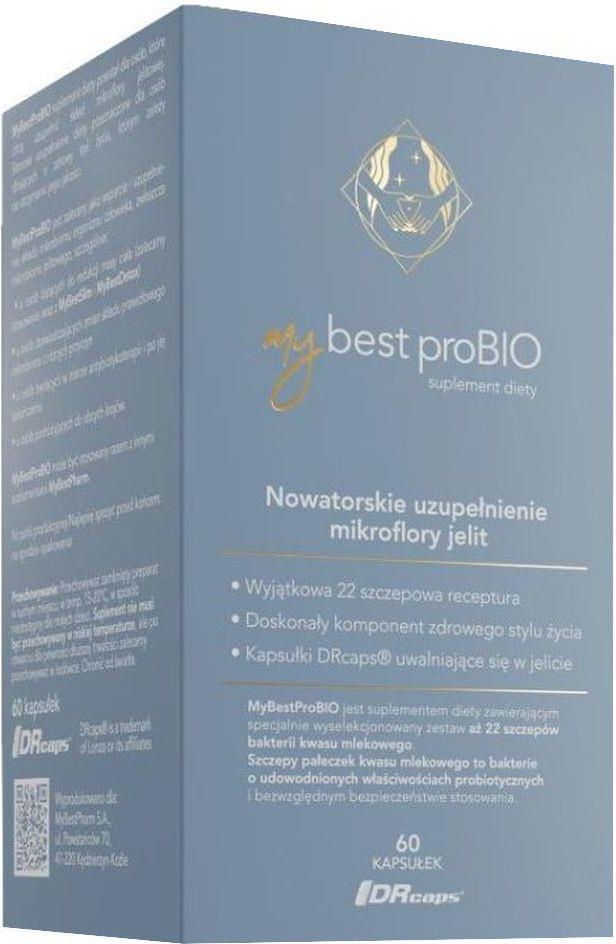 Mybestpharm My Best ProBio 60kaps. - Opinie i ceny na Ceneo.pl