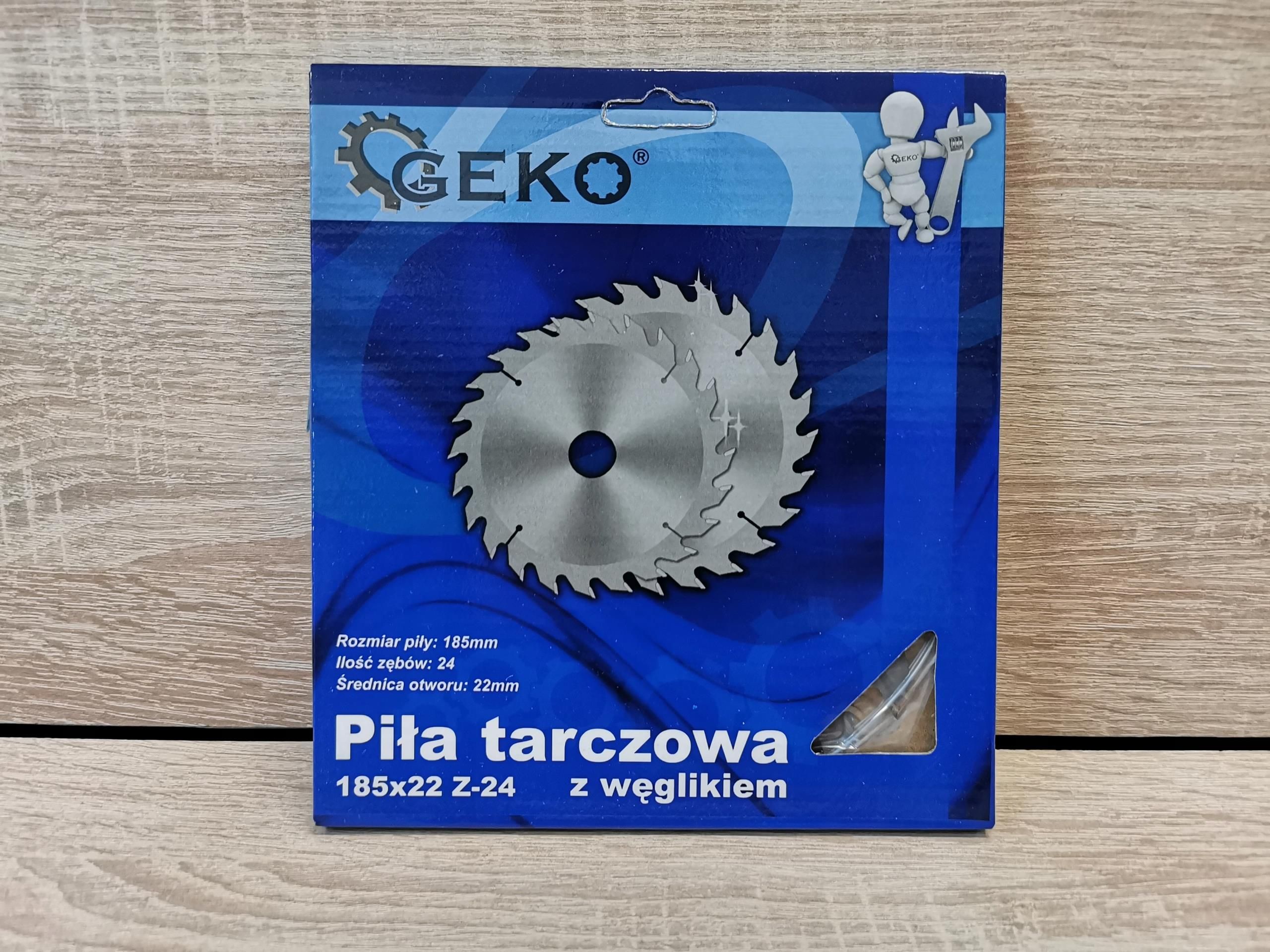 Tarcza tnąca Geko Tarcza Do Drewna Węglik Pilarka 185X20X24T Otwory 54753 - Opinie i ceny na ...