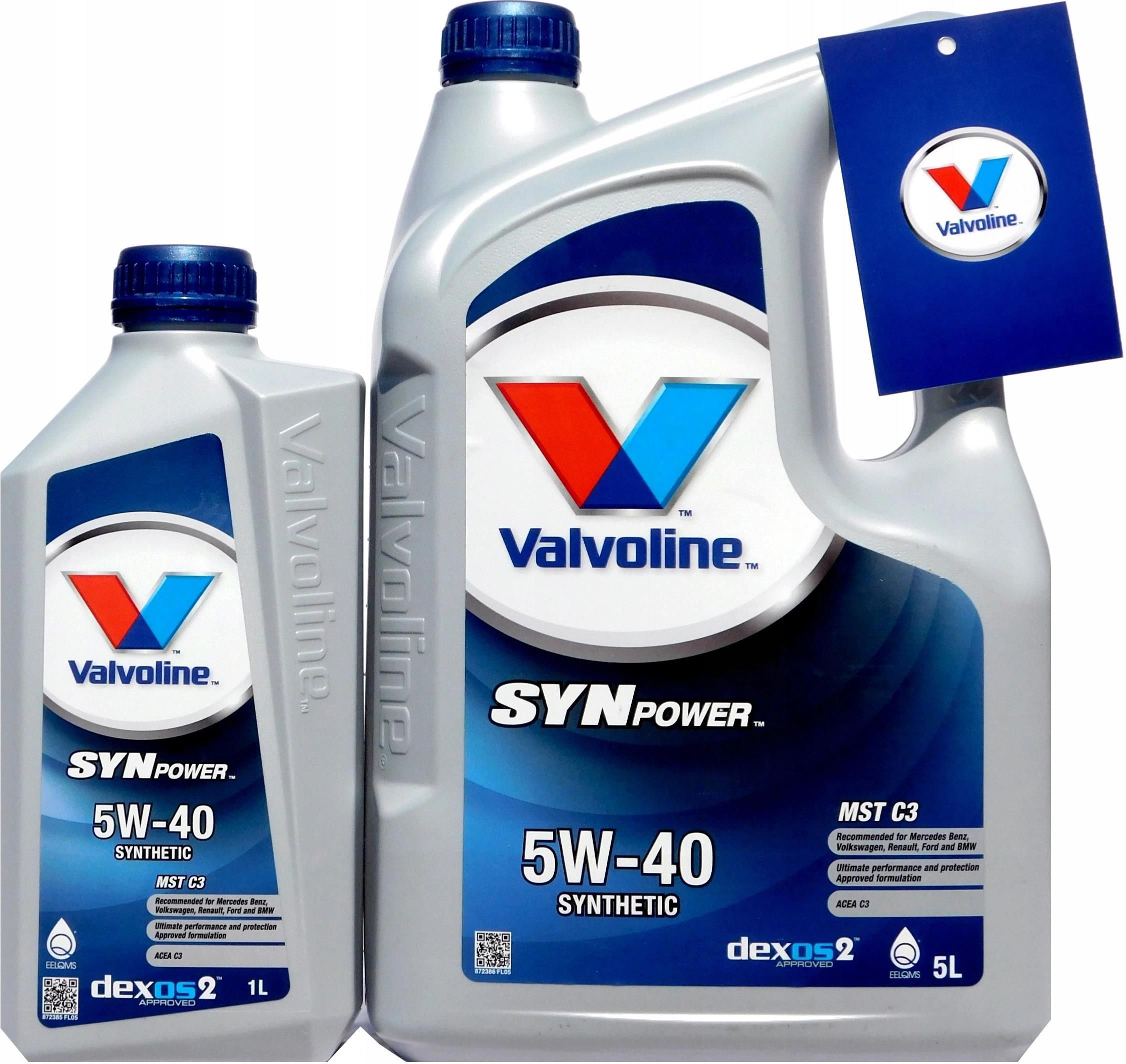 Valvoline Synpower Mst C3 5W40 6l - opinie i ceny na Ceneo.pl