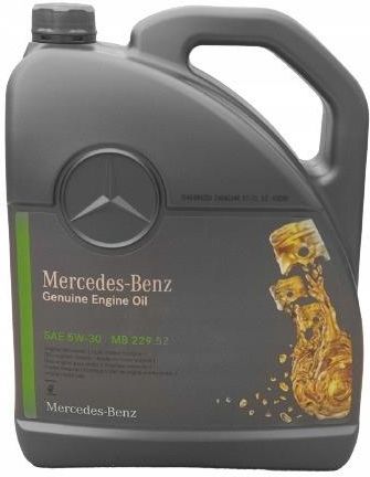 Mercedes 5W30 Mb 229.52 5l - opinie i ceny na Ceneo.pl