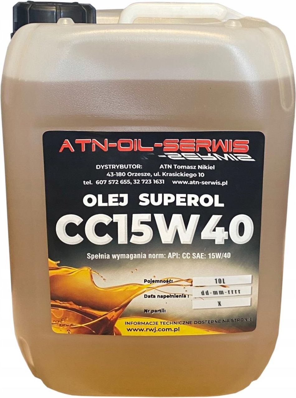 Jasol Superol Cc 15W40 10l - opinie i ceny na Ceneo.pl