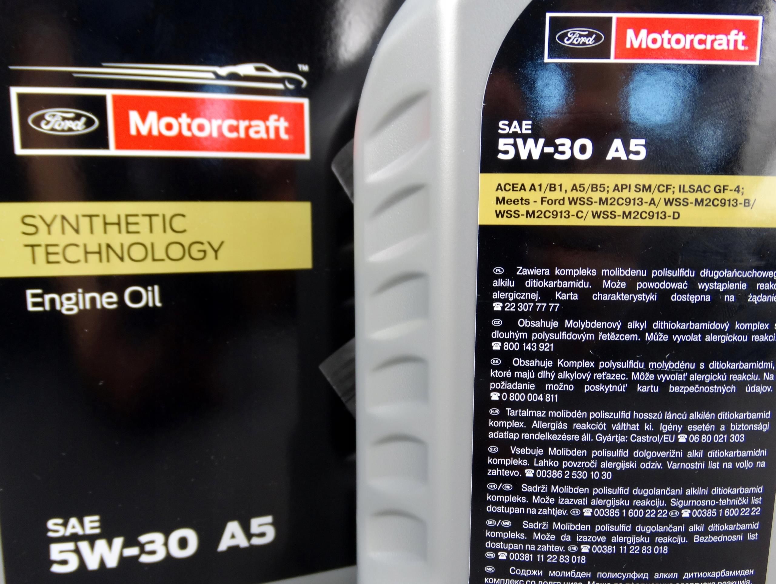 Olej silnikowy Formula F Motorcraft Ford 5W-30 A5 6L - Opinie i ceny na Ceneo.pl