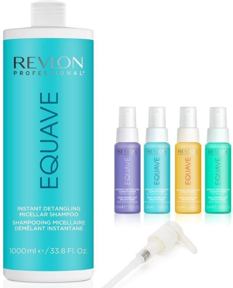 Equave Zestaw: Szampon Micelarny 1000Ml + 4X Mini Odżywki I Revlon ...
