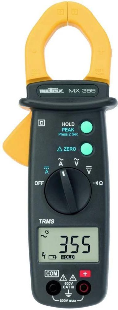 Miernik uniwersalny Metrix Miernik Cęgowy Cyfrowy Mx 355 Cat Iii 600V ...