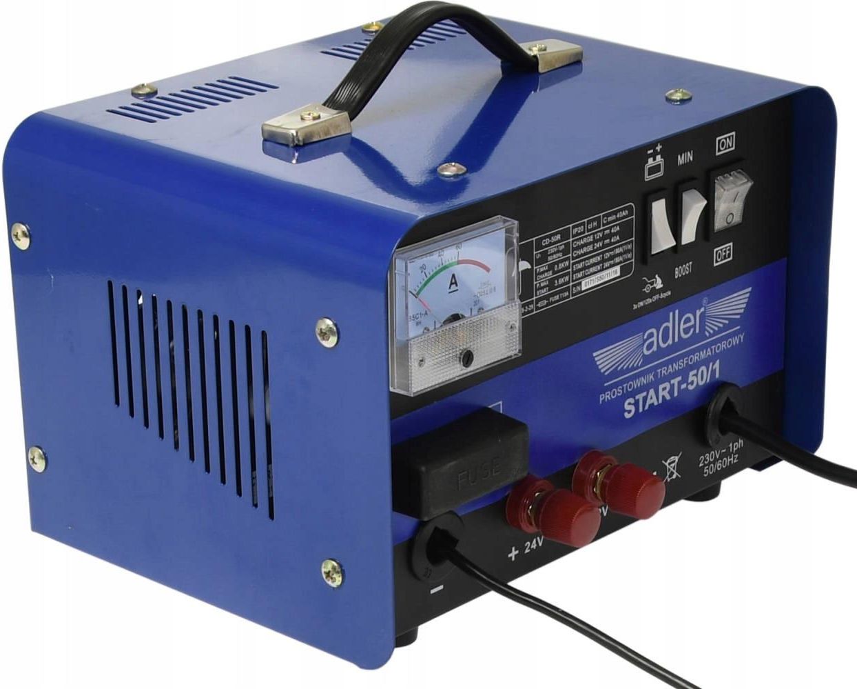 Adler Prostownik Transformatorowy Rozruch 12V 24V Sku5800501 - Opinie i ...