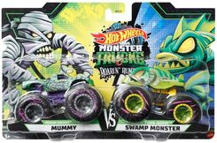 Hot Wheels - Monster Trucks 2pak Mummy vs Swamp Monster HGD15 HCL67 ...
