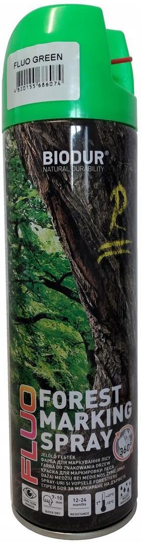 Biodur Spray Farba Do Znakowania Drzew 500ml Zielony 996 - Opinie i ceny na Ceneo.pl