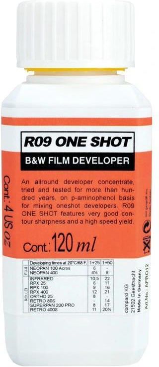 R09 (agfa formuła Rodinal) One Shot 120 ml - Ceny i opinie na Ceneo.pl