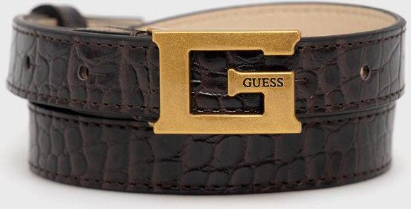 Guess pasek damski kolor brązowy - Ceny i opinie - Ceneo.pl