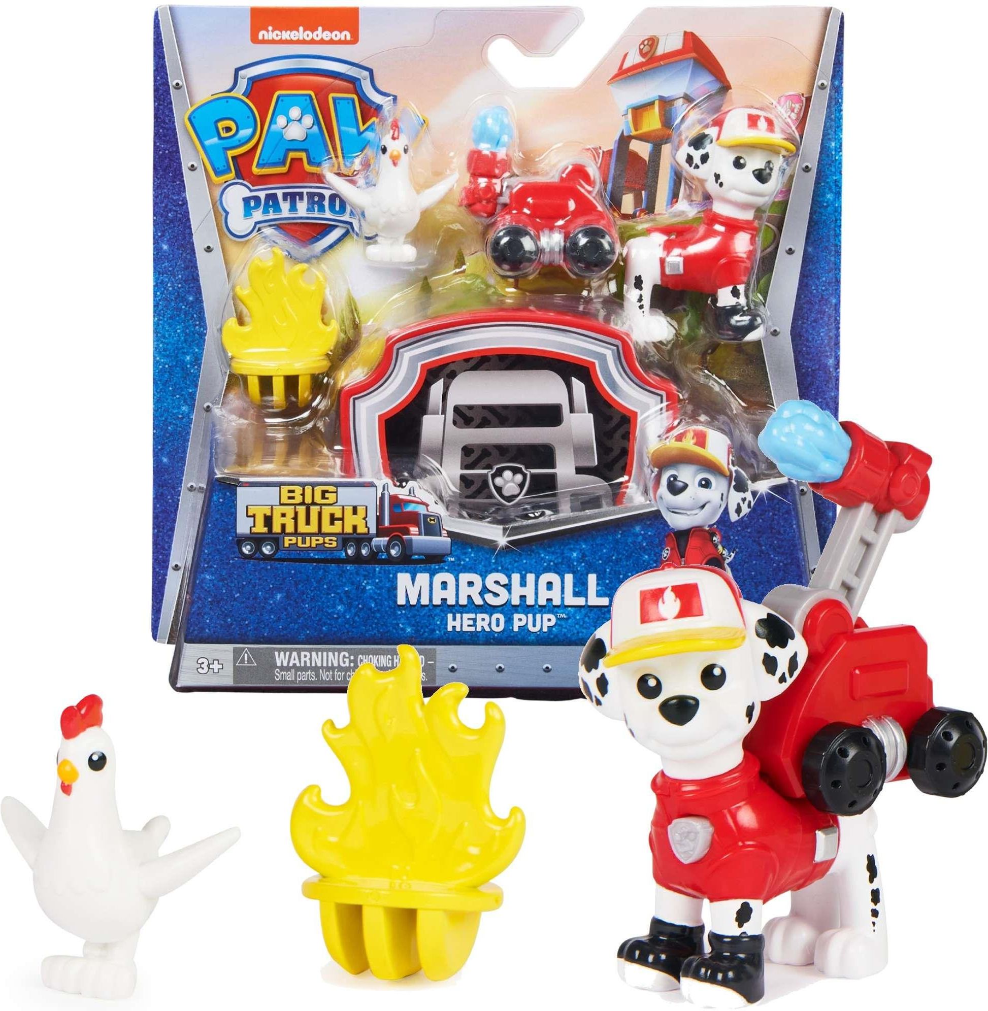 Spin Master Figurki Psi Patrol Big Truck Pups Hero Pups Marshall - Ceny ...