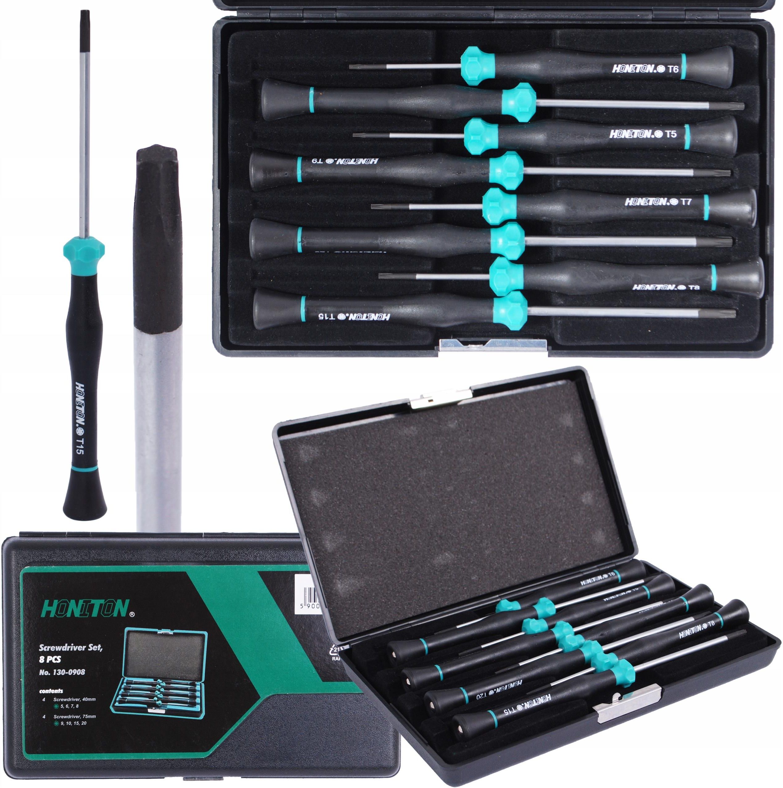 Śrubokręt Honiton Wkrętaki Precyzyjne 8El. Śrubokręty Torx H066 ...