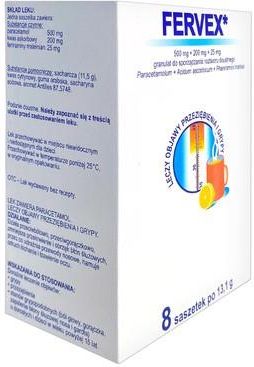 Pharmapoint Bristol Myers Fervex Granulat Do Sporządzania Roztworu ...