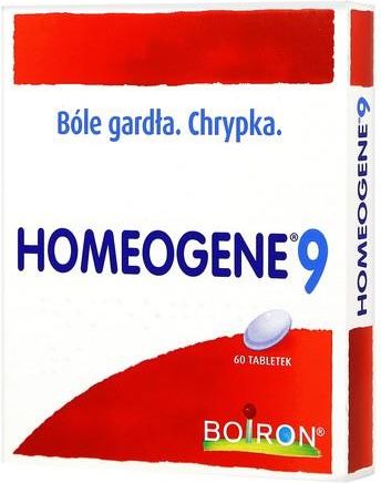 Lek homeopatyczny Boiron Homeogene 9 60Szt. - Opinie i ceny na Ceneo.pl