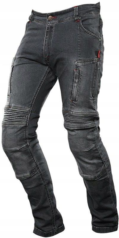 Odzież motocyklowa 4Sr Spodnie Club Sport Grey Jeans 50 Normal - Opinie ...