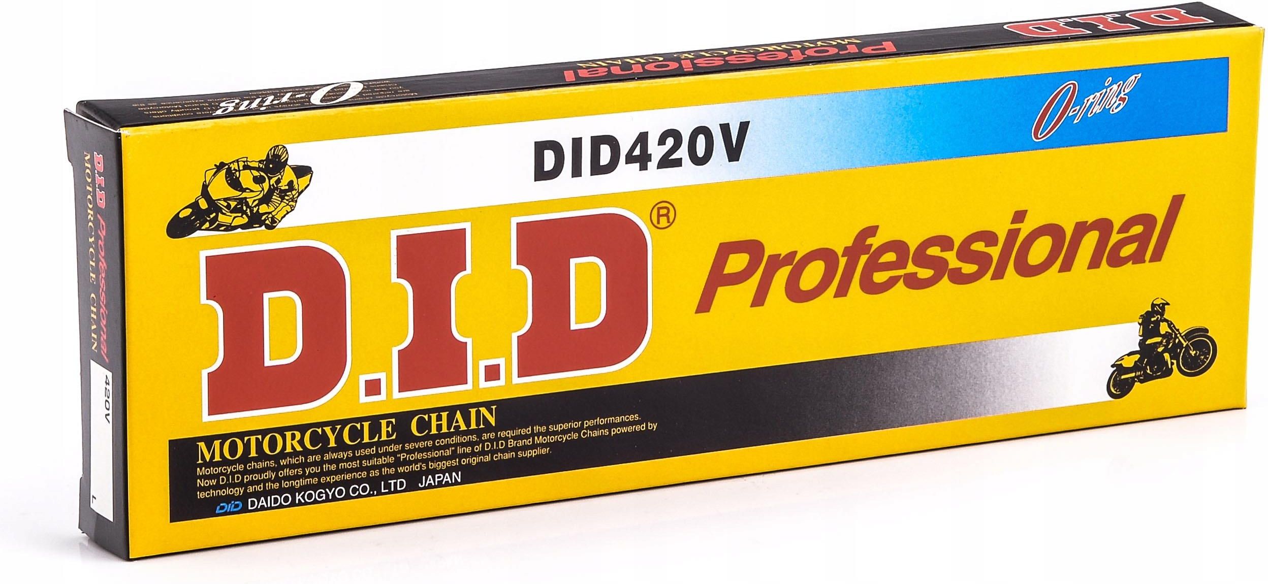 Części motocyklowe Did Łańcuch Napędowy 420 V 140 Ogniw O-Ring Did420V-140 - Opinie i ceny na ...