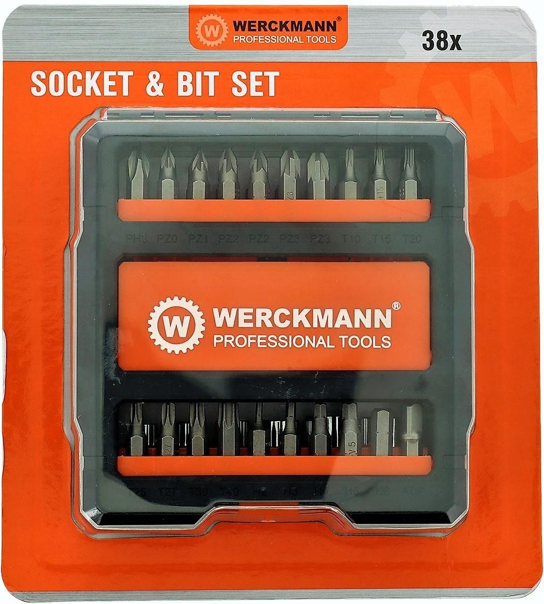 Śrubokręt Werckmann Zestaw Bitów I Nasadek Z Uchwytem 38 Elementów ...