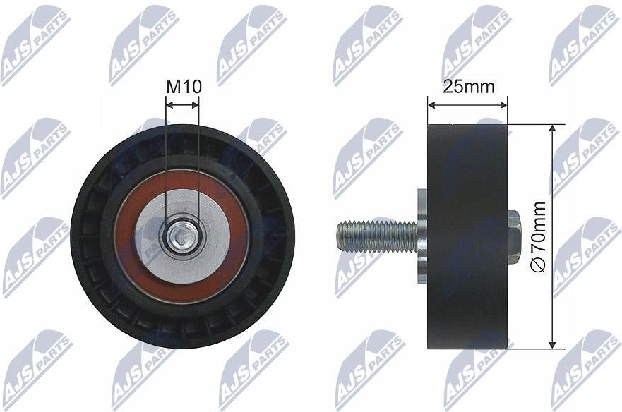 Nty Rolka Napinacza Citroen C5 I Ii C8 Fiat Ulys Rnk-Ct-023 - Opinie i ...