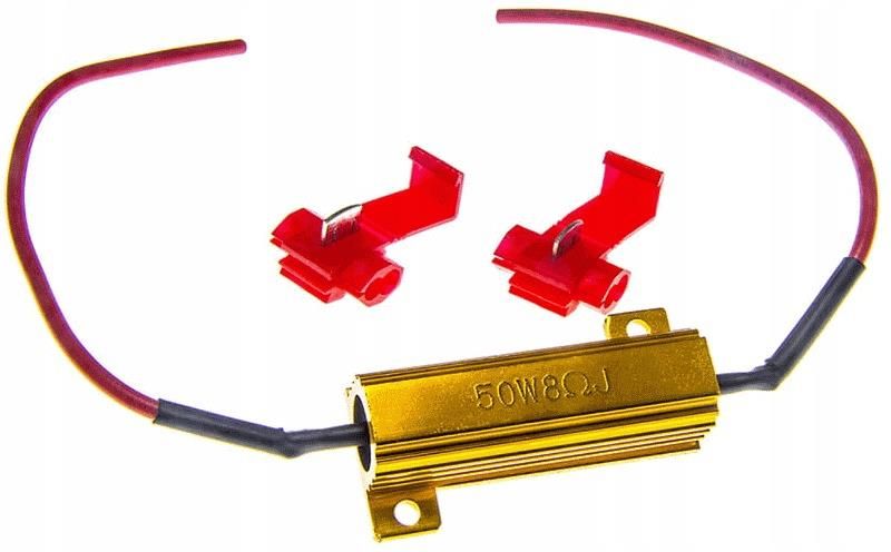 Ultra Performance Rezystor Led Filtr Canbus 50W 8 Ohm + 2Szt. Re06 ...