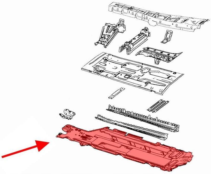Materiałowa Osłona Podwozia Prawa Mercedes A W177 1776808603 - Opinie i ...