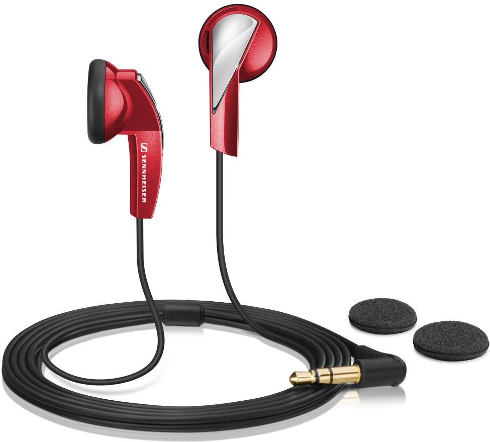 Słuchawki Sennheiser MX 365 czerwony - Opinie i ceny na Ceneo.pl