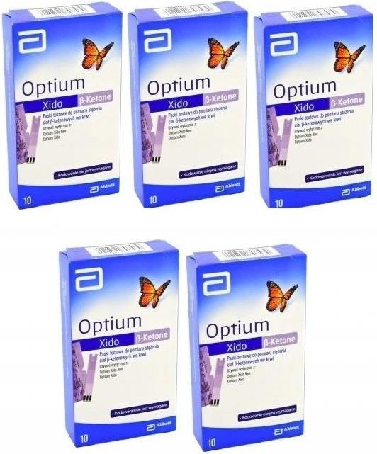 Abbott Optium Xido Neo Paski Do Pomiaru Ciał Ketonowych Glukometru ...