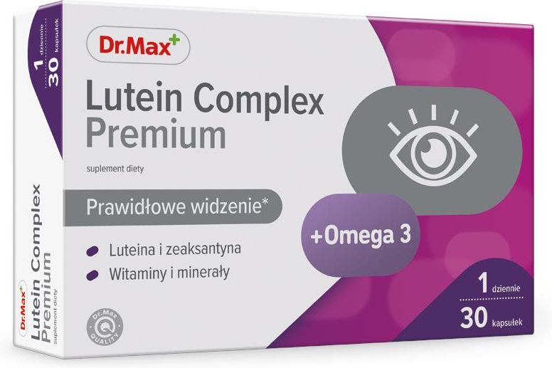Dr.Max Pharma S.R.O. Lutein Complex Premium 30Kaps. - Opinie i ceny na ...